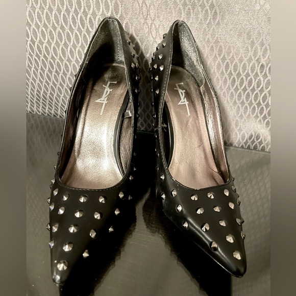 Forever 21 | Shoes | Studded Black Stiletto Heels Sz 6 Nwt | Poshmark